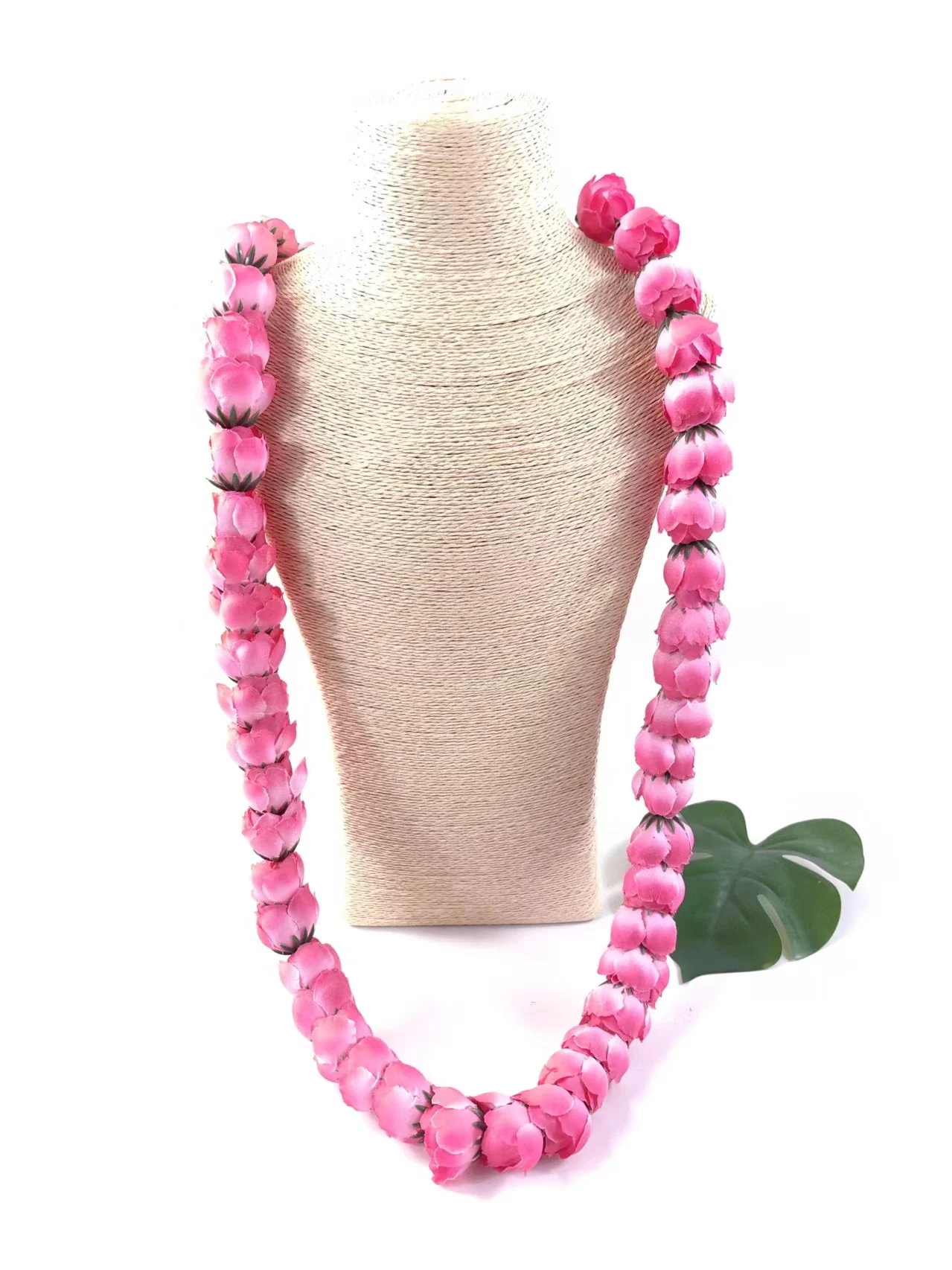Artificial-Silk-Rose-Flower-Leis-Hawaiian-Leis-Hawaiian-dance ...