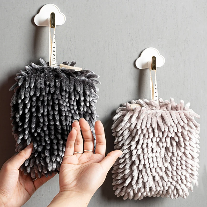 Chenille Hand Towel High Quality Soft Thicken Absorbent Quick Dry Wipe ...