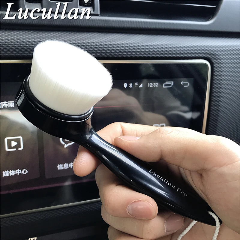 Lucullan-Ergonomic-Super-Soft-Hair-Nano-brush-Interior-Leather-Panel ...