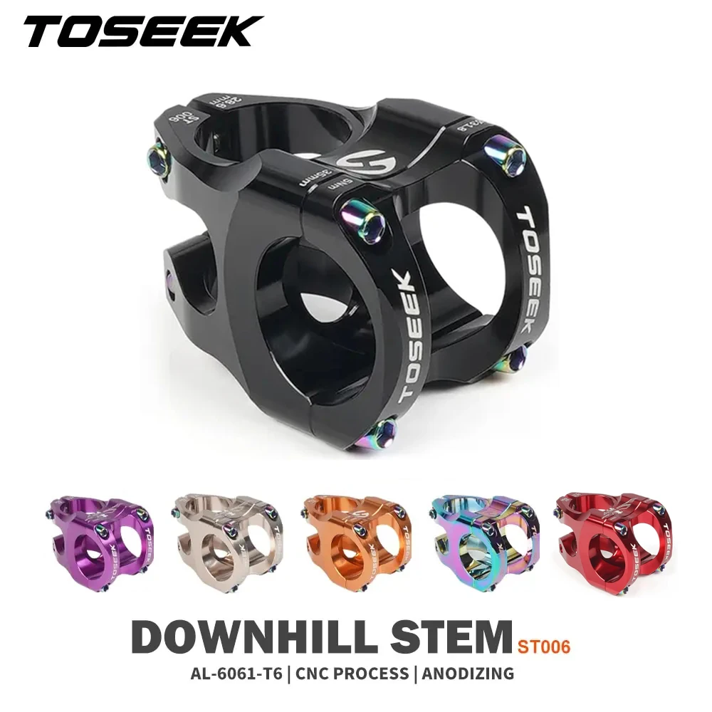 TOSEEK-ST006-Bicycle-Stem-Short-35mm-MTB-Stem-Aluminum-Alloy-CNC-AM-DH ...