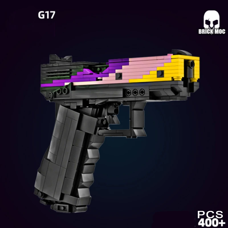 G17 Gun Construction Blocks | Building Blocks Pistols | Gun Building ...