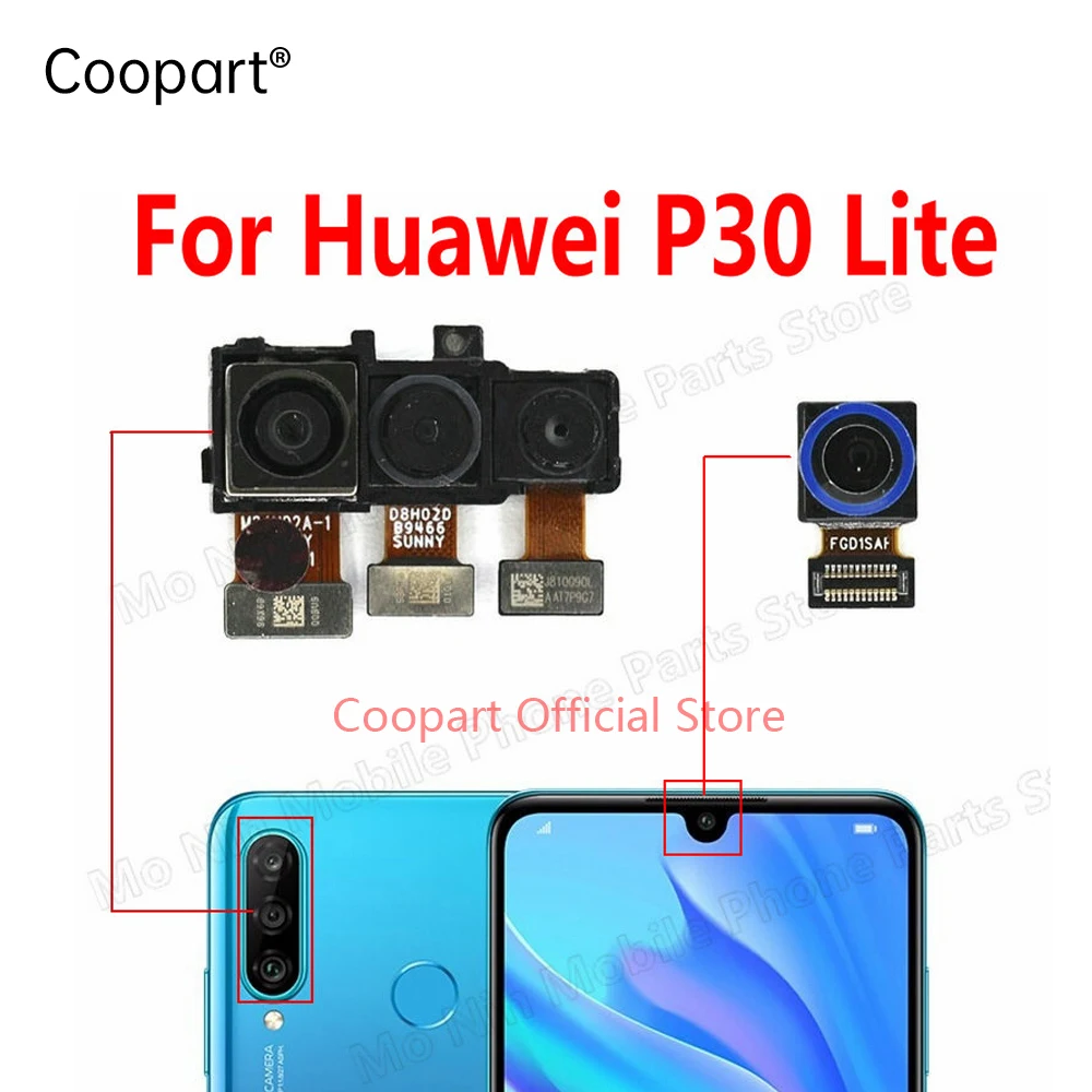 Huawei P30 Lite Back Camera Glass Replacement | Original Camera Huawei P30 Lite - New - Aliexpress