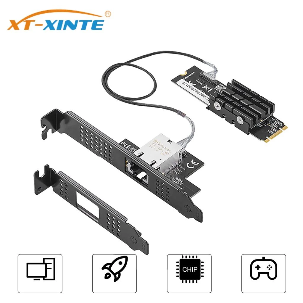 M.2(b M Key) To Rj45 Port 10g Gigabit Network Card 10/100/1000 ...