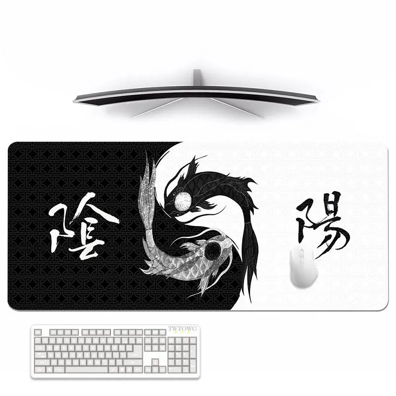 Black-And-White-Mouse-Pad-Gaming-XL-HD-Custom-Computer-Mousepad-XXL ...
