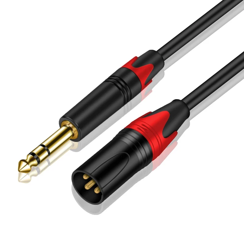 Large-3Pin-Core-6-35MM-XLR-Cable-Male-Female-Audio-Cannon-Sound-Card ...