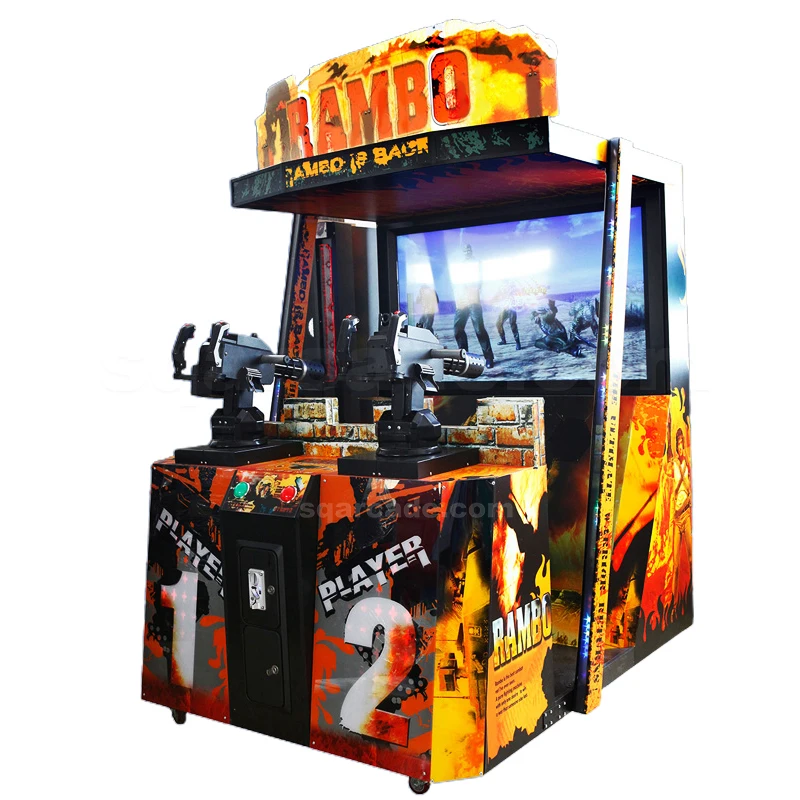 Coin-operated-55-inch-LCD-Rambo-gun-shooting-simulator-arcade-game ...