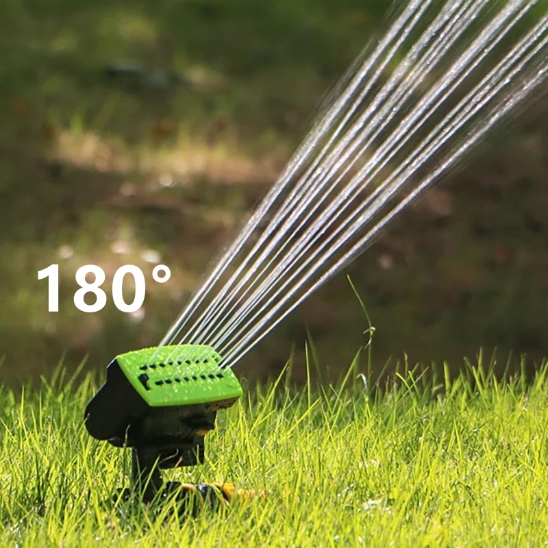 180 Degree Rotating Garden Sprinkler Adjustable Lawn Sprinkler ...