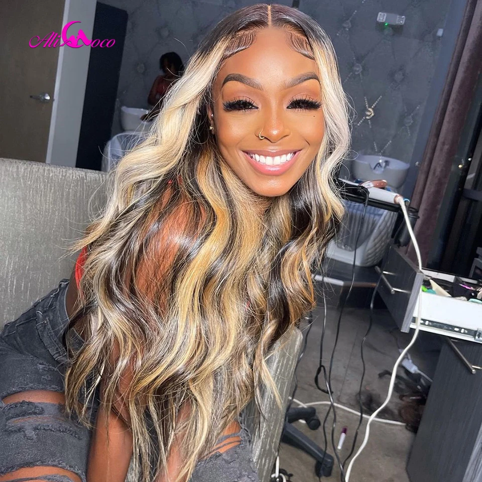 Ali-Coco-Hair-Wig-Highlight-Body-Wave-13x4-Lace-Frontal-Human-Hair-Wigs ...