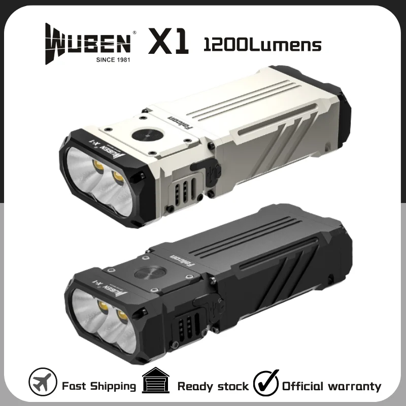 Rechargeable Flashlight | Wuben Flashlight | Wuben 12000 | Wuben X-1 ...