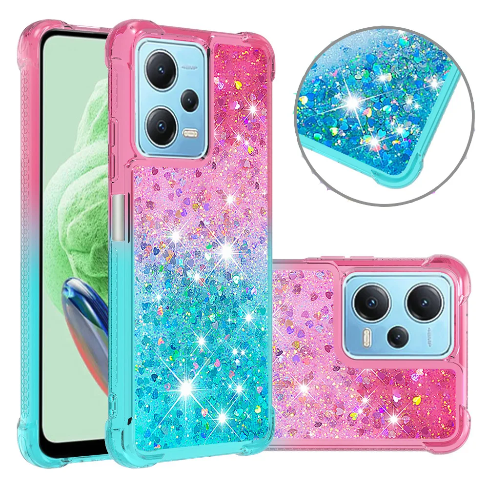 Liquid-Glitter-Quicksand-Case-For-Xiaomi-Redmi-Note-12-4G-Shockproof ...