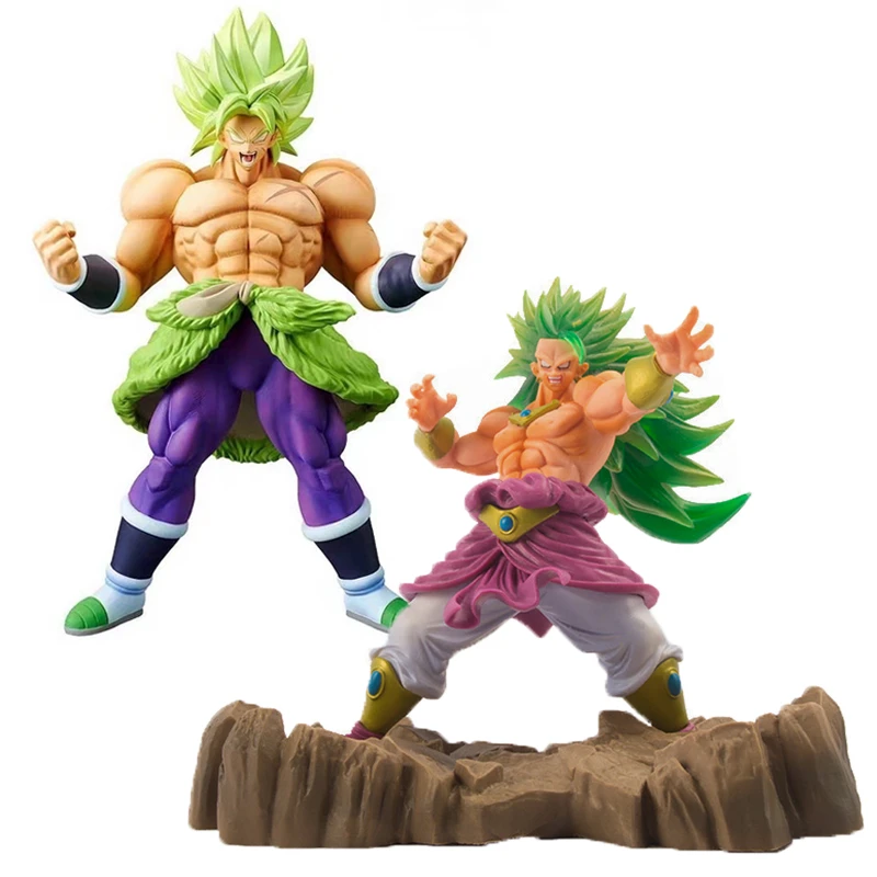 Dragon ball broly ação boneca figura verde super saiyan luta broli ...