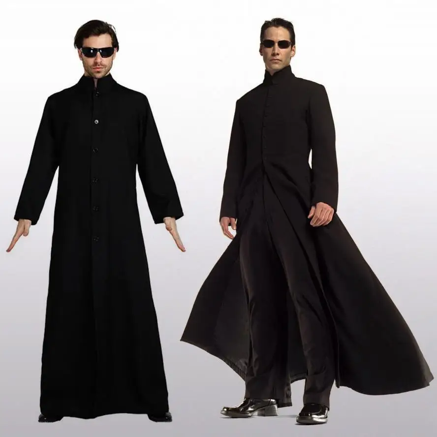 Mono-Unisex-de-pel-cula-de-Halloween-disfraz-de-The-Matrix-Neo-Trinity ...