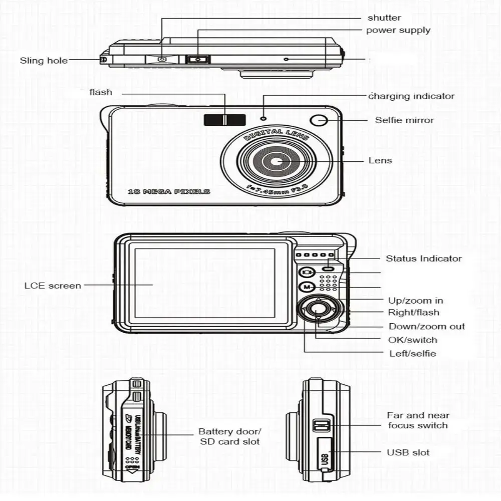 HD Digital Camera with LCD Screen – OUTFITTERS PURSUIT