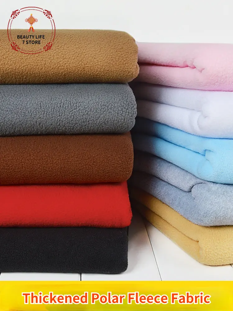 Polar-Fleece-Fabric-Thickened-Short-Plush-Lining-DIY-Sewing-Coral ...