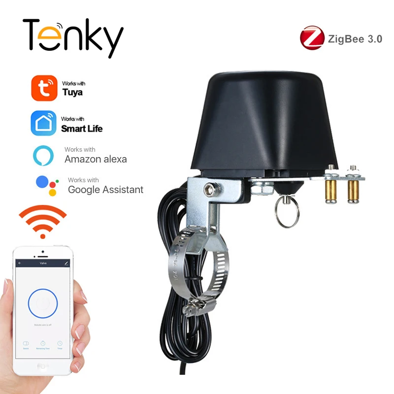 Smart Valve Controller Zigbee | Zigbee Controller Water Valve - Tuya ...