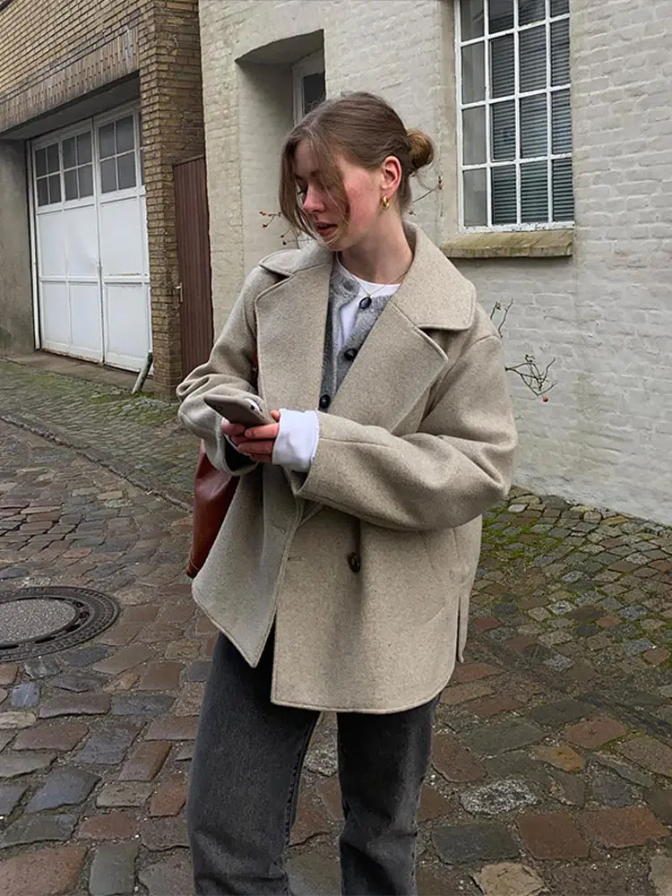 Fashion-Turn-down-Collar-Jacket-Women-2024-Long-Sleeve-Loose-Single ...