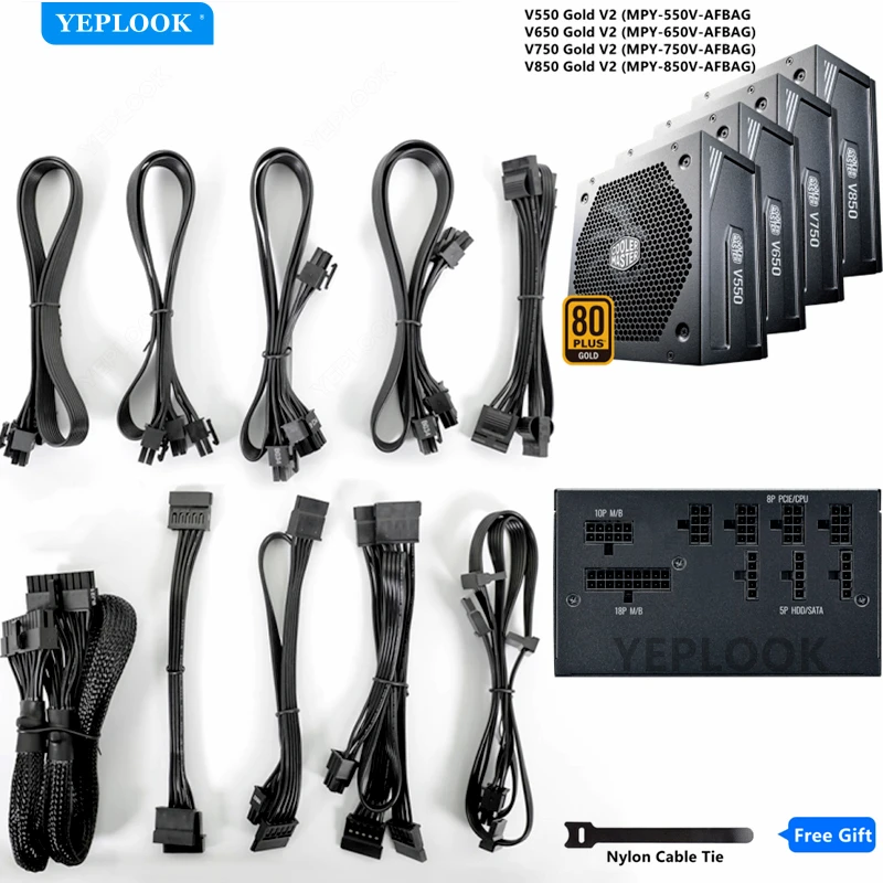 Modular Cable for Cooler Master V Gold V2 V550 V650 V750 V850 MPY Power ...