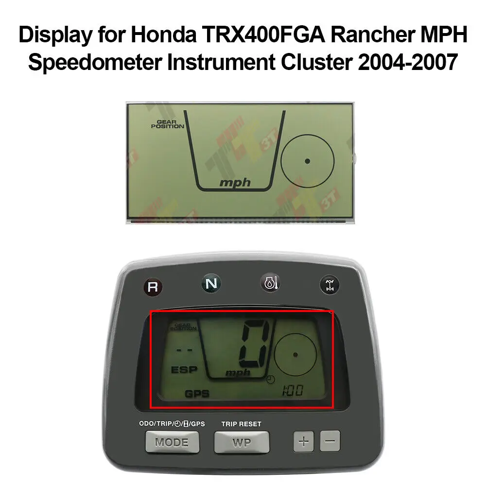 LCD-Display-for-Honda-TRX400FGA-Rancher-MPH-Speedometer-Instrument ...