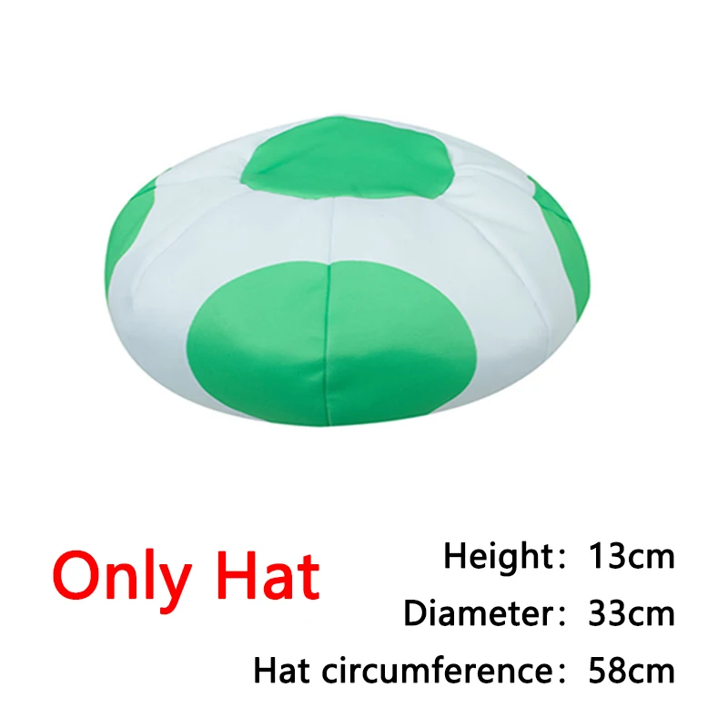 Disfraz de sapo de Kinopio para niños y adultos, uniforme, sombrero ...