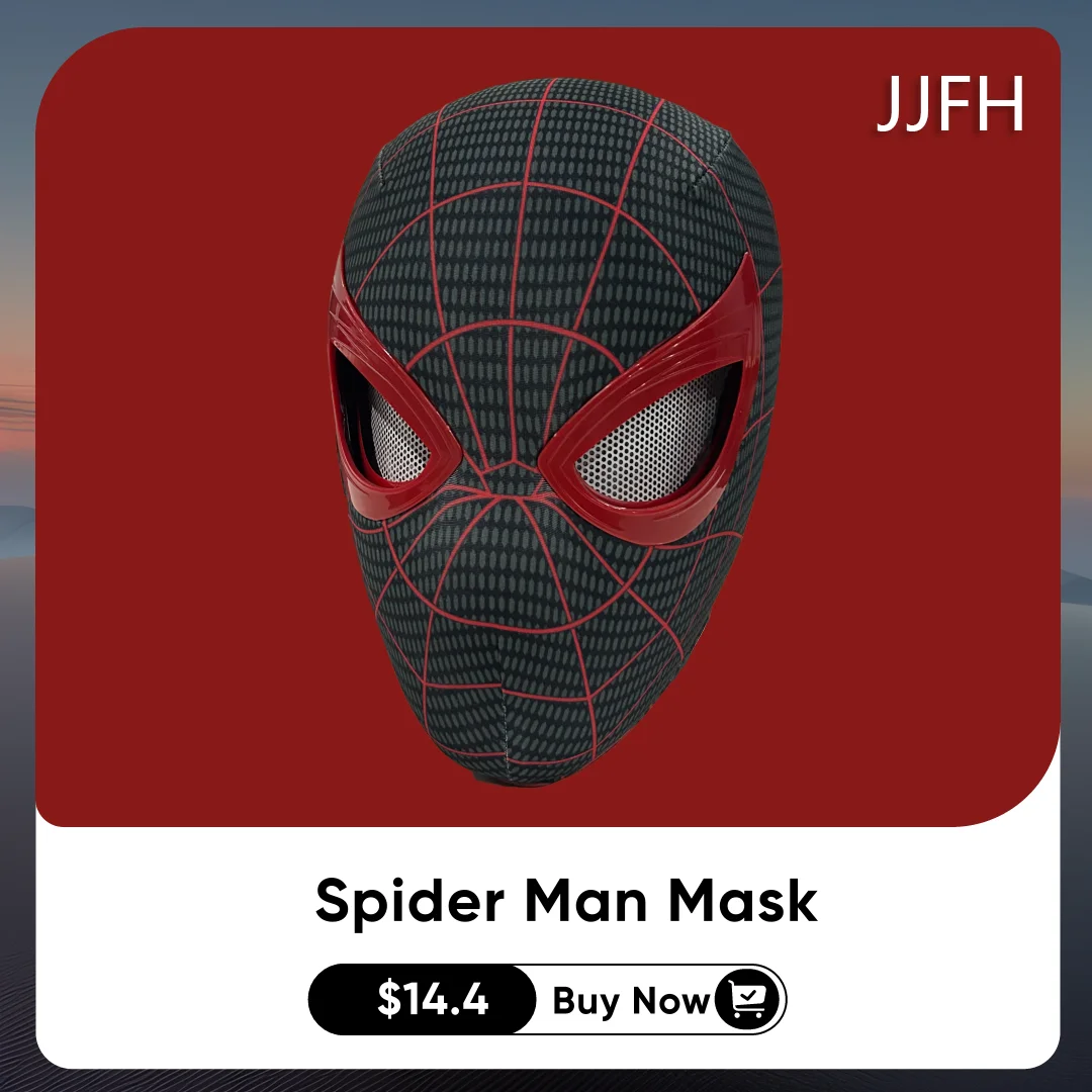 Spiderman-no-Way-Home-Headgear-Cosplay-Moving-Eyes-Mask-Spider-Man-1-1 ...