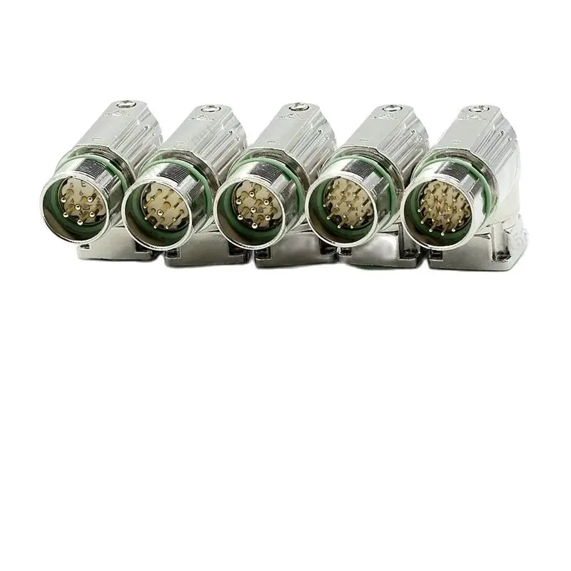 China High Quality Stainless M23 M623 Encoder Connector 6 7 9 12 17 Pin ...