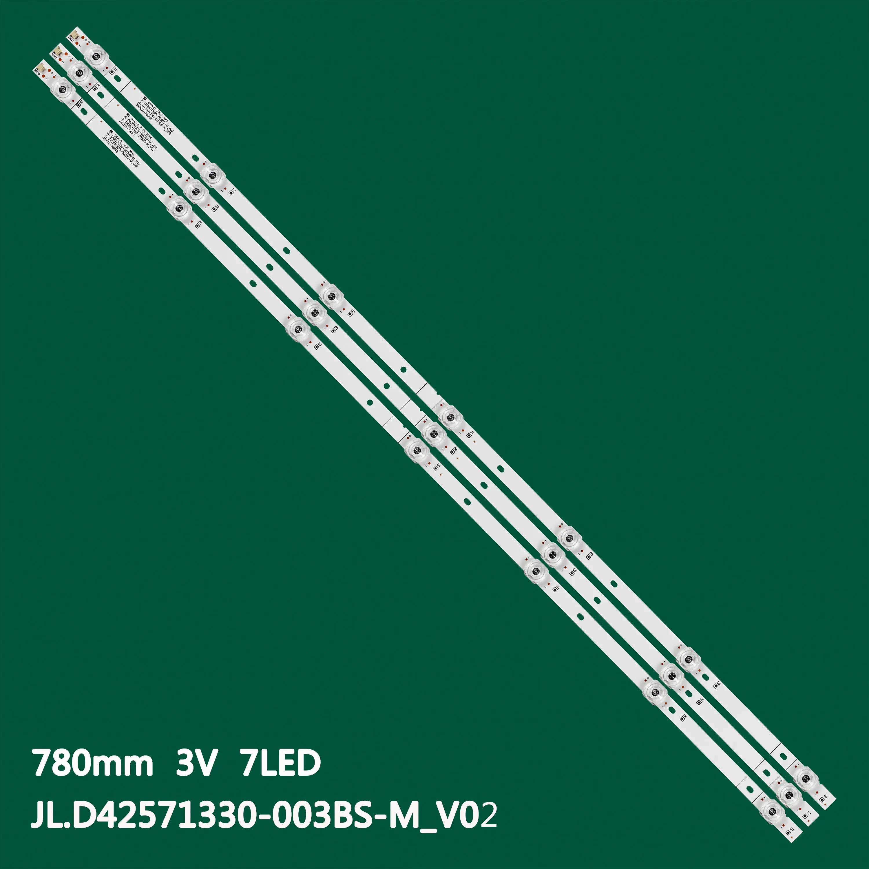 780mm LED strip For Hisense 43" TV H43B7100 HZ43E35A HZ43E30D HD425V1F71-T0K1 JL.D42571330-003BS ...