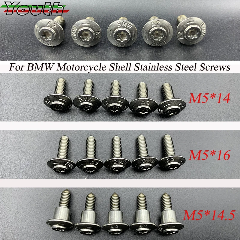 For-BMW-Motorcycle-Shell-Stainless-Steel-Screws-R1200GS-LC-ADV-R1250GS ...