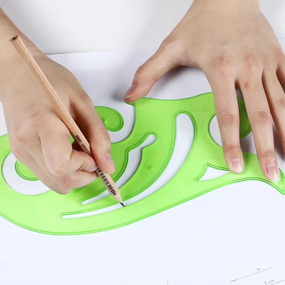 Drawing Supplies Lightweight Curve Board Ruler Drawing Craft Tool For ...
