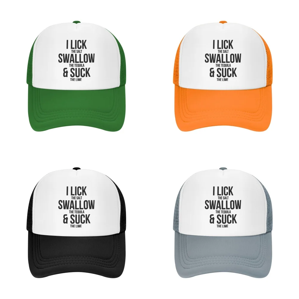 I-Lick-The-Salt-Swallow-The-Tequila-Mesh-Hats-Men-Women-Foam-Trucker ...