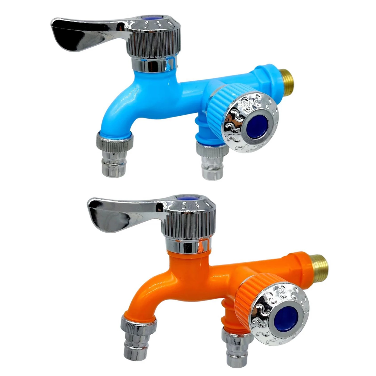 Dual-Control-Faucet-Double-Outlet-Water-Tap-1-2-Universal-Interface ...