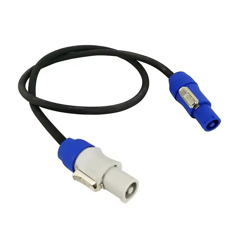 Blue-in-White-out-PowerCON-Extension-Cable-High-Quality-Black-3-core ...