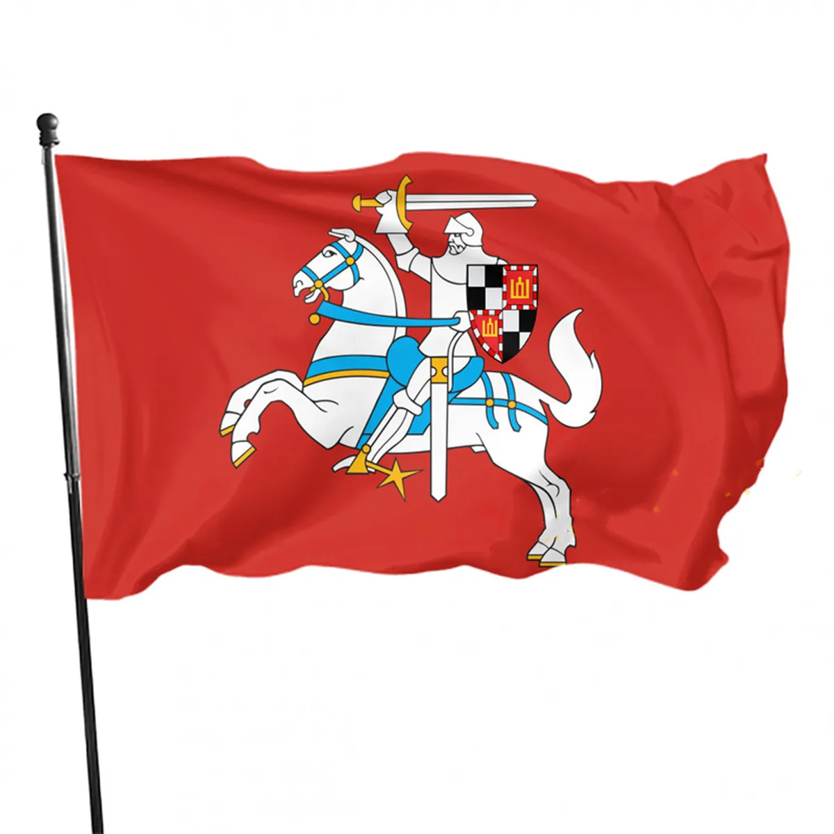 Historical-Lithuanian-Horseman-Flag-Unique-Design-Vytis-Lithuania-Grand ...