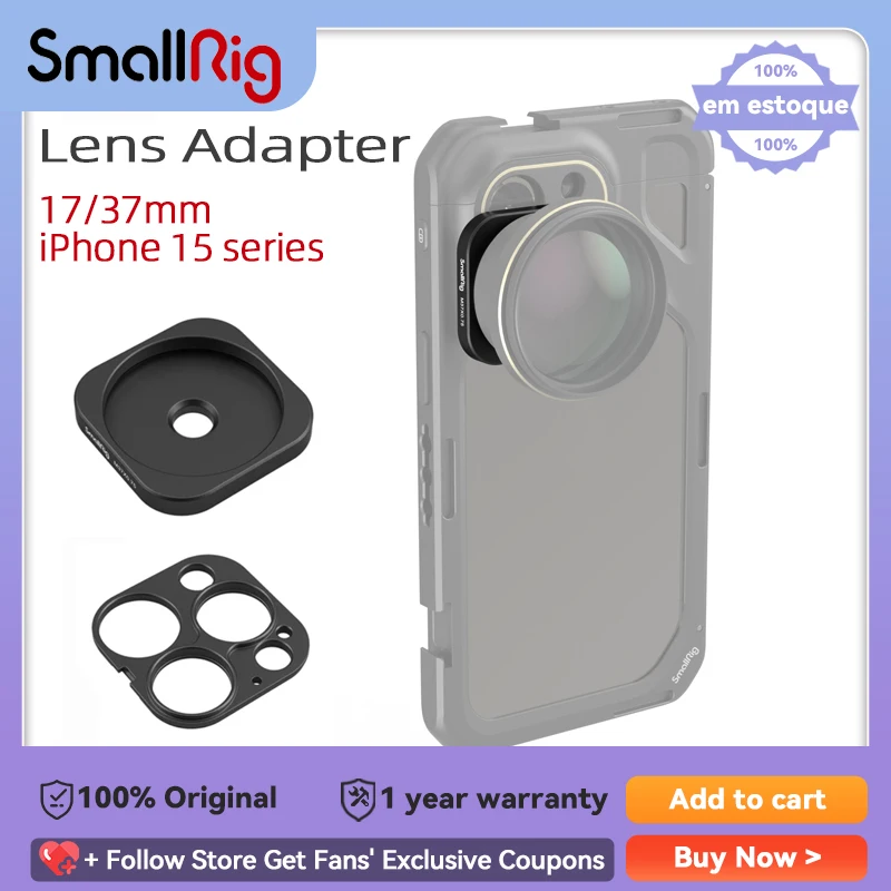 SmallRig-17mm-37mm-Threaded-Lens-Adapter-Ring-for-iPhone-15-Pro-15-Pro ...
