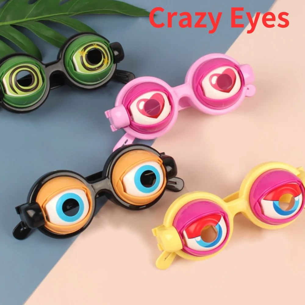 Creative-Novelty-Kids-Funny-Prank-Glasses-Toys-Plastic-Crazy-Eyes-Party ...