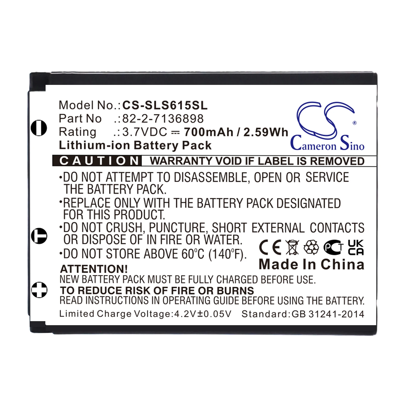Cameron-Sino-700mAh-Battery-For-SteelSeries-Arctis-Nova-Pro-61527-82-2 ...
