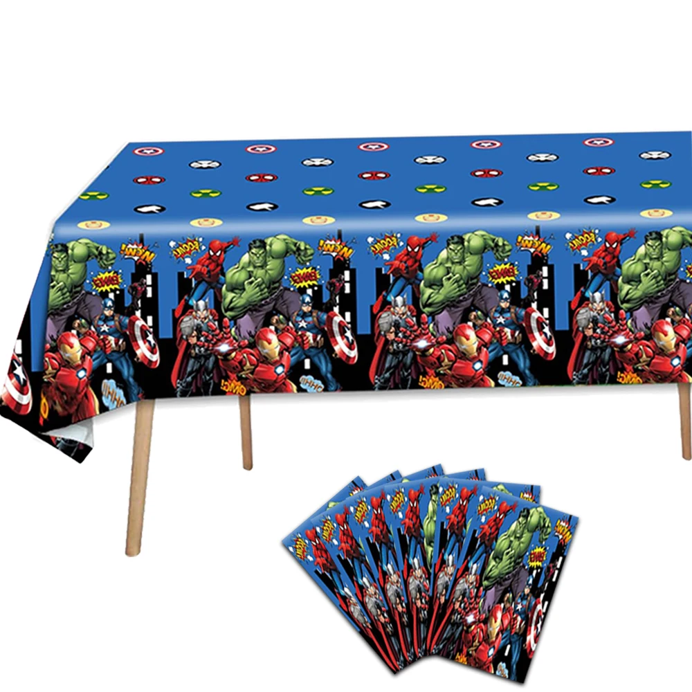 TThe-Avengers-Tablecloth-Decorations-Superhero-Theme-Party-Supplies ...