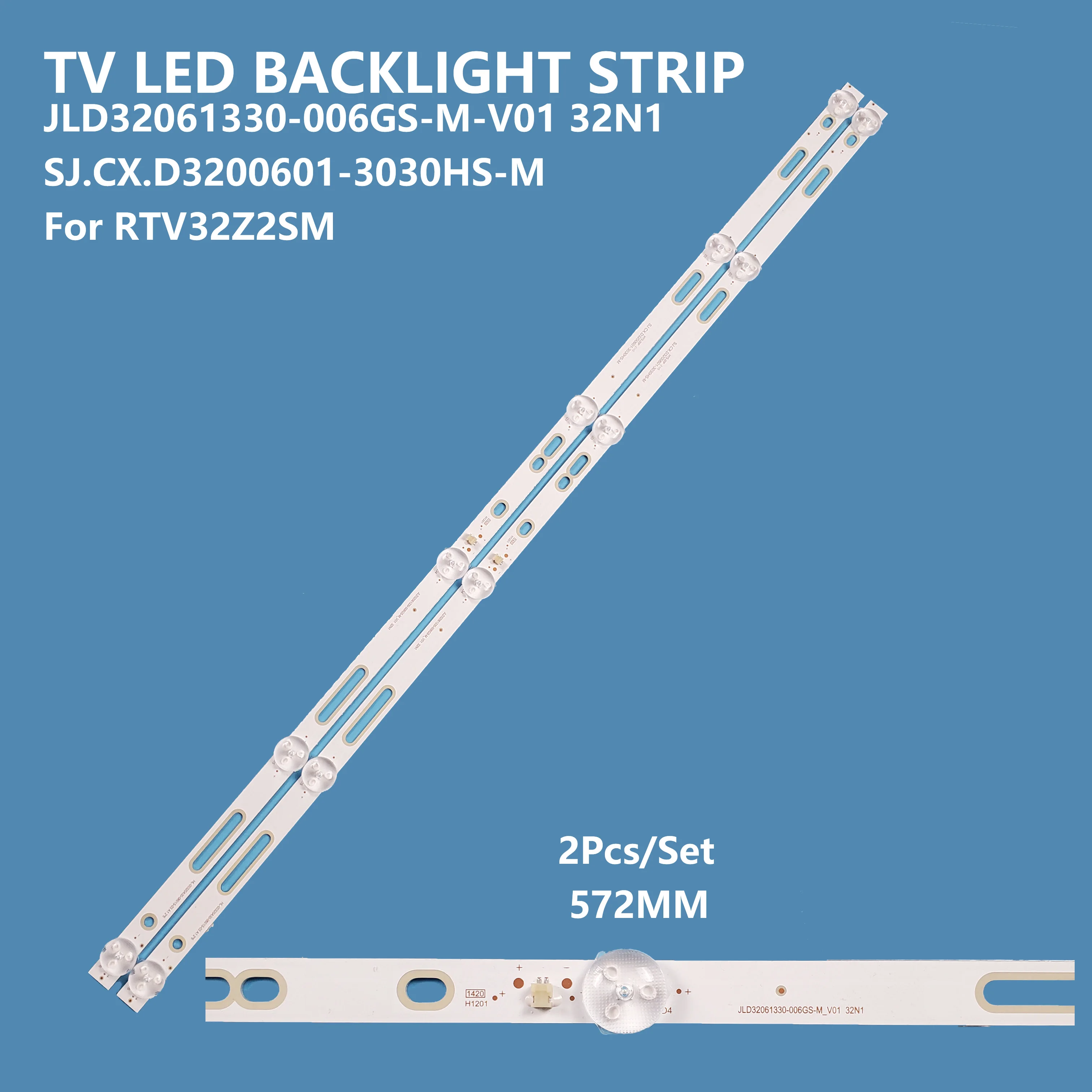 2Pcs-set-LED-Backlight-Bar-Light-Strip-JL-D32061330-006GS-M-V01-32N1-HL ...