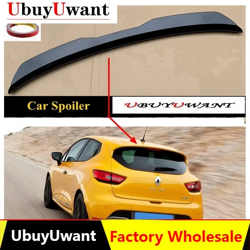 Rear-Roof-Lip-Spoiler-For-Renault-Clio-4-IV-Hatchback-Spoiler-2012-2019 ...