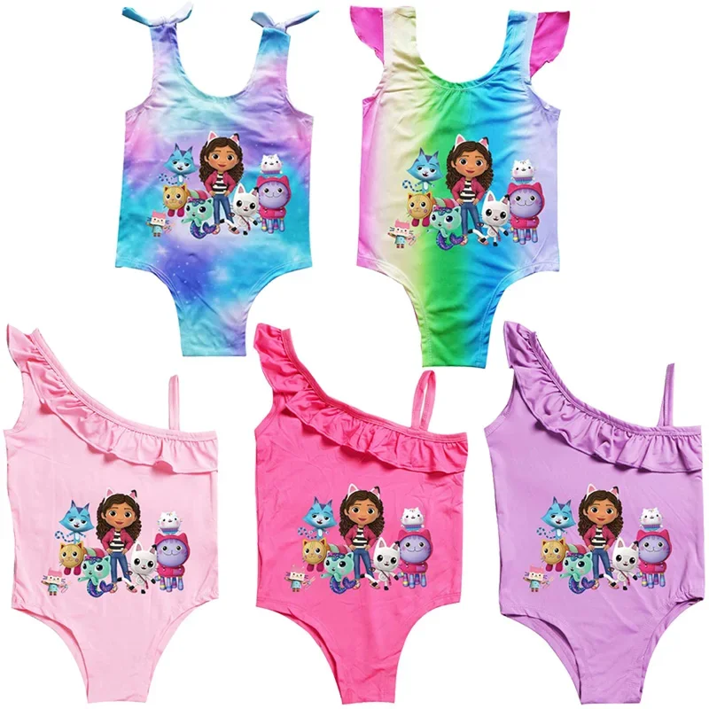 Kids-Gabby-Cat-Swimwear-Gabby-s-Dollhouse-Girl-Swimsuit-One-Piece ...