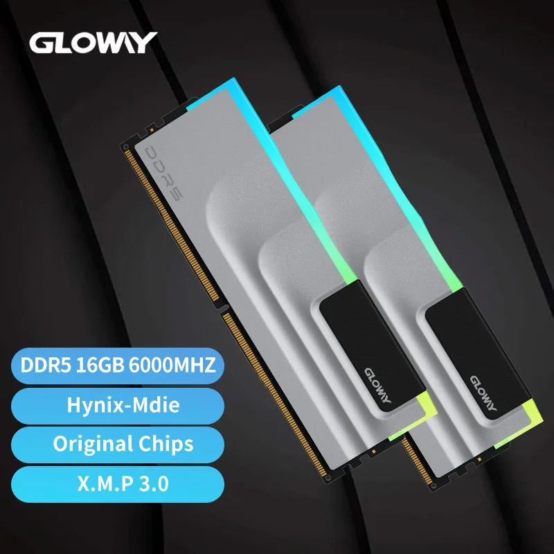Gloway-RGB-Memoria-DDR5-32GB-RAM-16GBX2-6000MHZ-6400MHZ-Rams-Memory ...