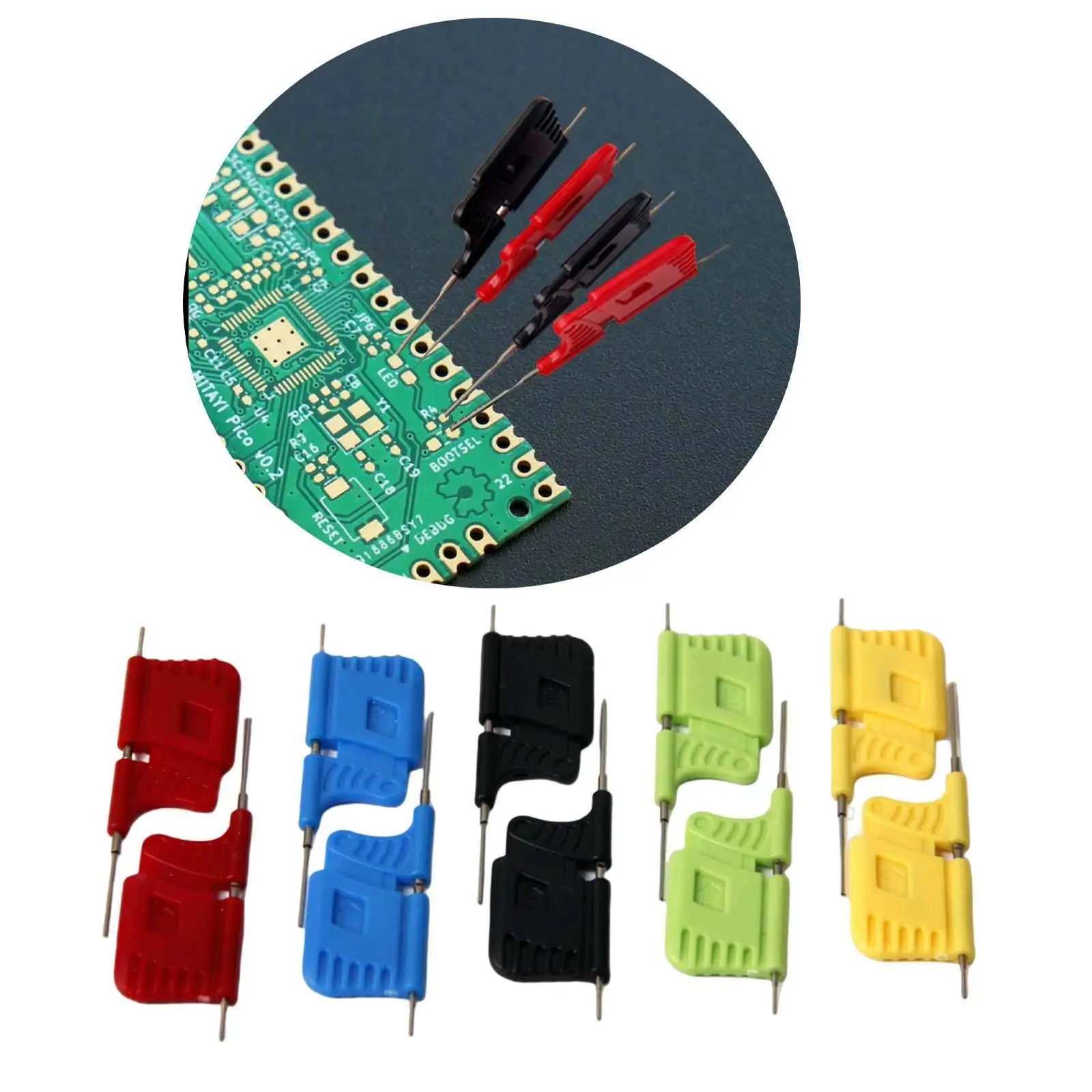 10pcs-SDK08-Test-Clip-40V-SMD-Gripper-IC-Test-Hook-Clips-Electrical ...