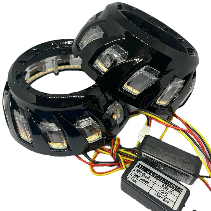 2PCS-Car-3inch-Led-Angel-Eyes-Shrouds-Halo-Ring-Fit-for-3inch-Hid ...