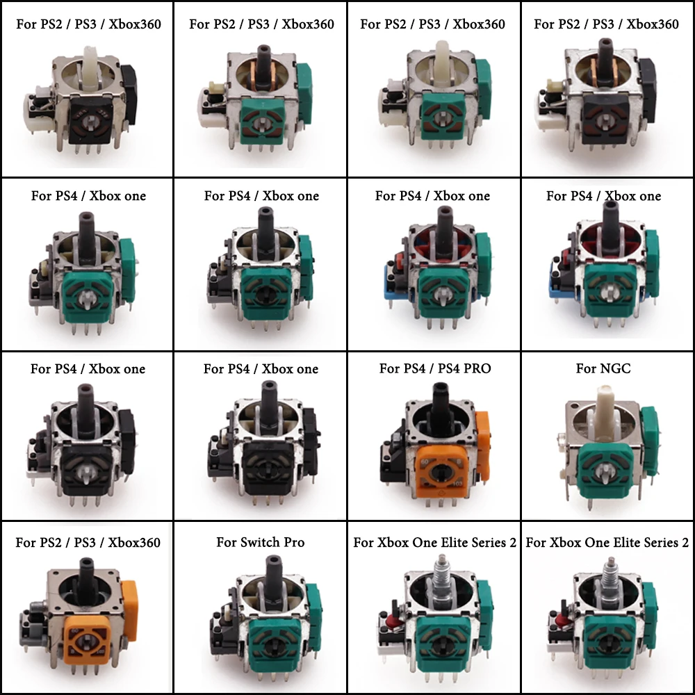 1pcs for PS2 PS3 PS4 PS5 for Xbox 360 Xbox one 3D Analog Joystick Thumb ...