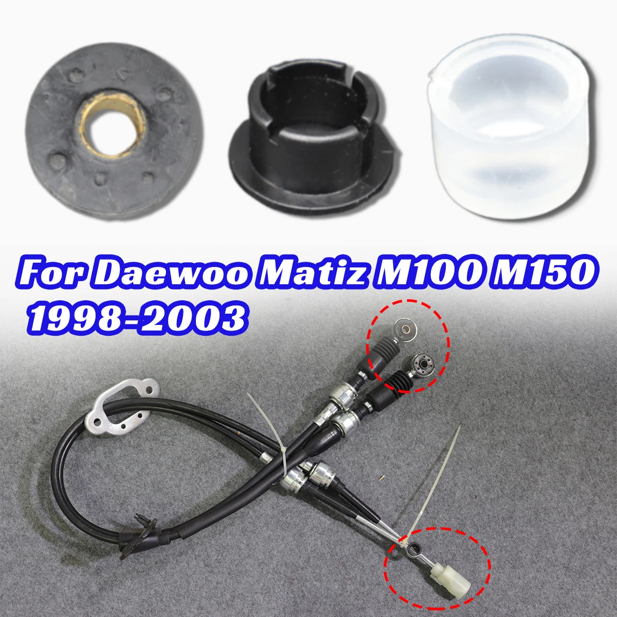 For Daewoo Matiz M100 M150 1998-2003 Manual Gearbox Shift Cable Linkage ...