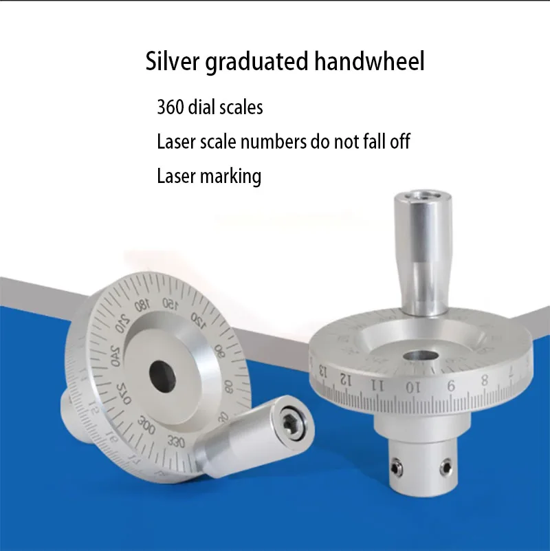 Silver-metal-laser-scale-manual-handwheel-slide-machine-tool-special ...
