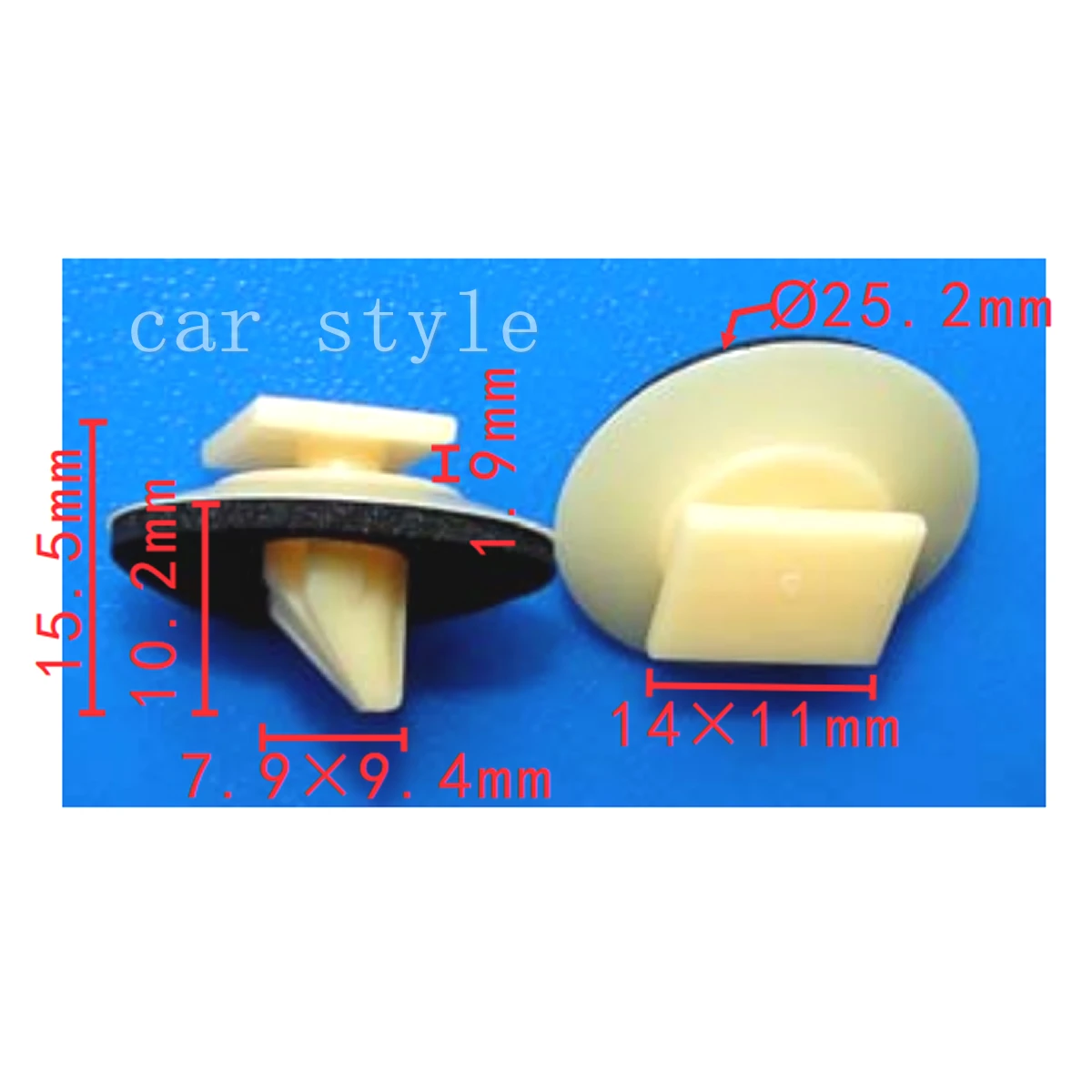 Clip de moldura inferior para Mazda, 50/100/500 OEM, KB8A 51 SJ3 ...