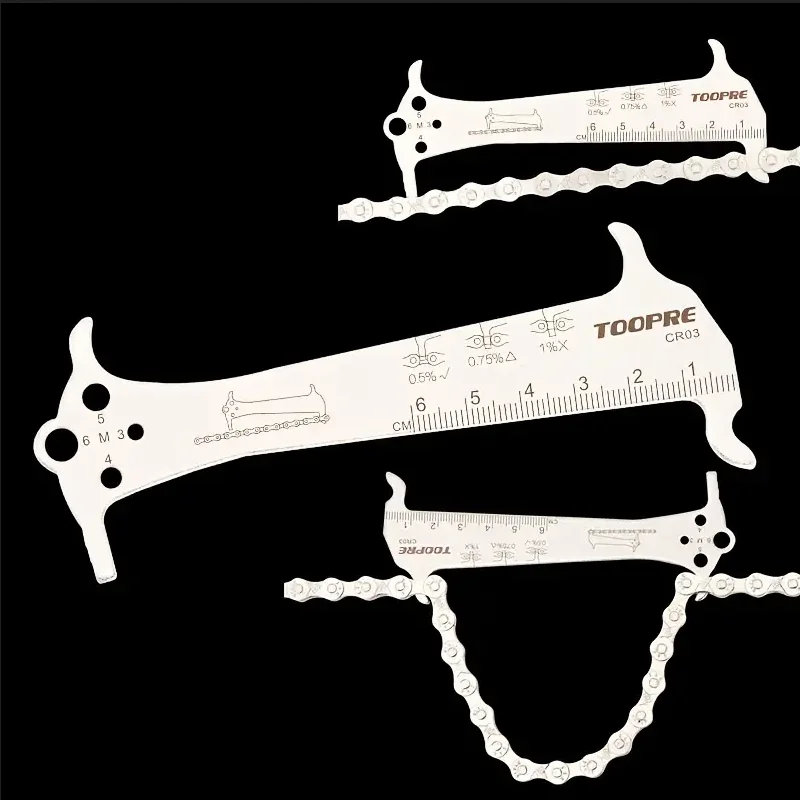 Bicycle-Chain-Wear-Indicator-Ruler-Repair-Tool-Stainless-Steel-Mountain ...