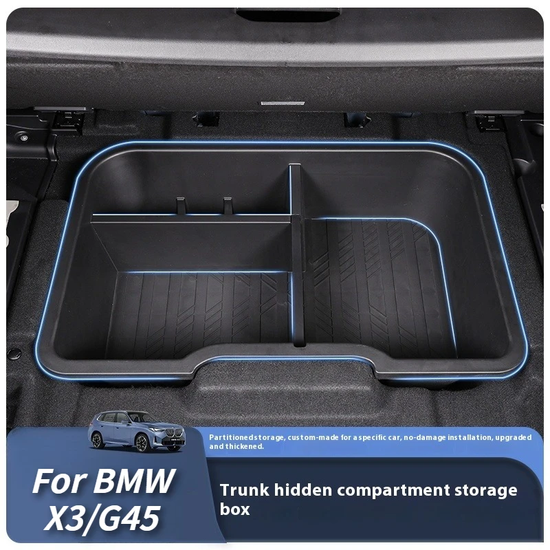 Fit For BMW G45 X3 2025+ Car Trunk Storage Box Organizer Interior ...