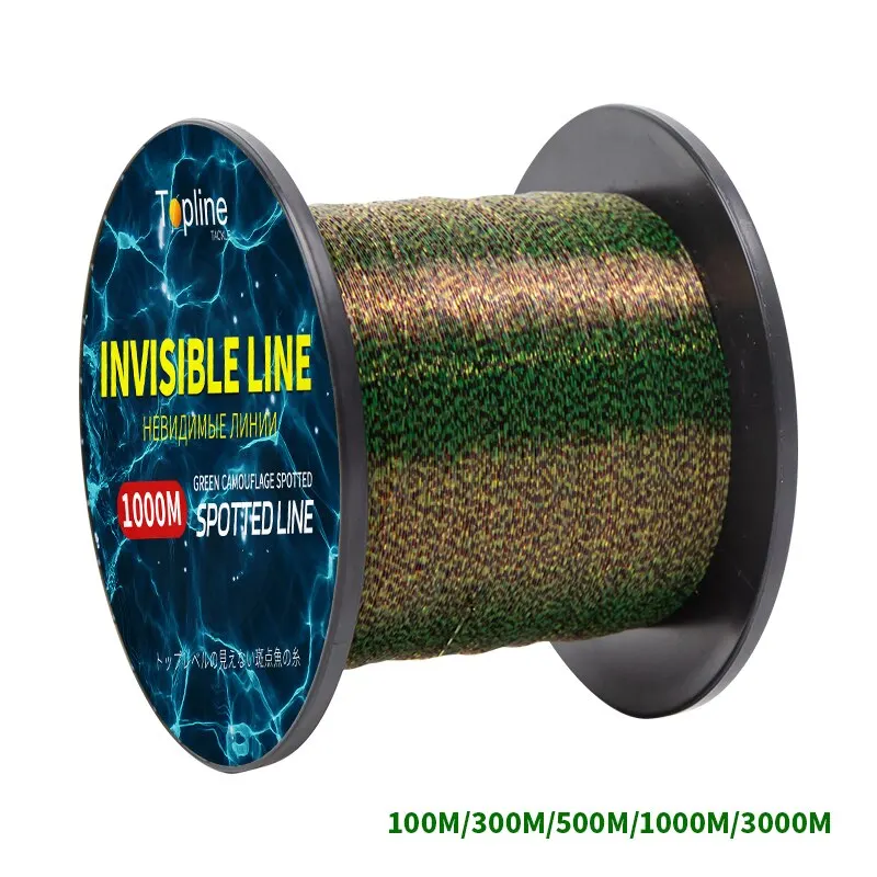 1000M-Fishing-Line-Green-3D-Super-Strong-Spotted-Line-18LB-20LB-22LB ...