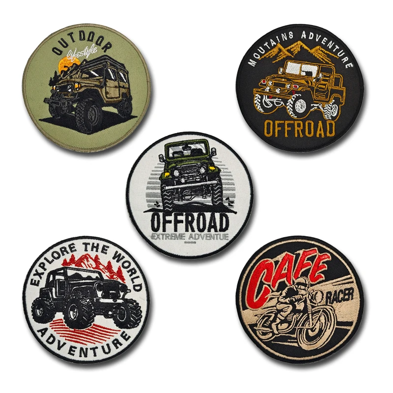 Outdoor-off-road-vehicle-Embroidery-patches-armband-cloth-patch-Cloth ...